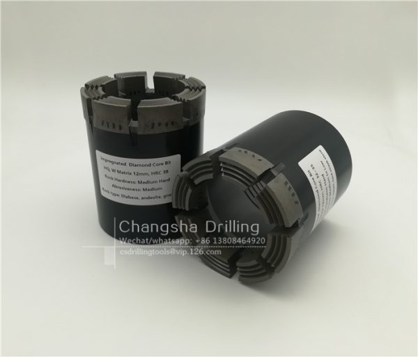 HQ Impregnated Diamond Core Bit – Impregnated diamond core bit
